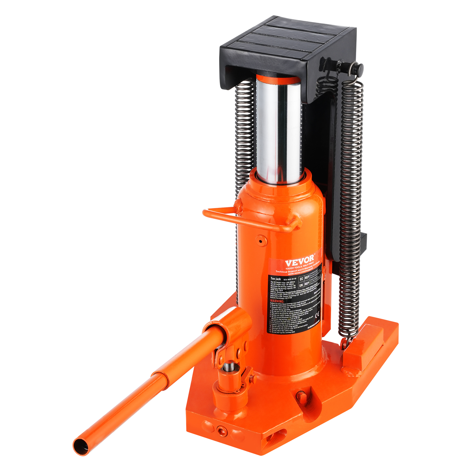 Hydraulic Machine Toe Jack Lift Capacity 2.5/5/10 Ton Toe 5/10/20 Ton ...