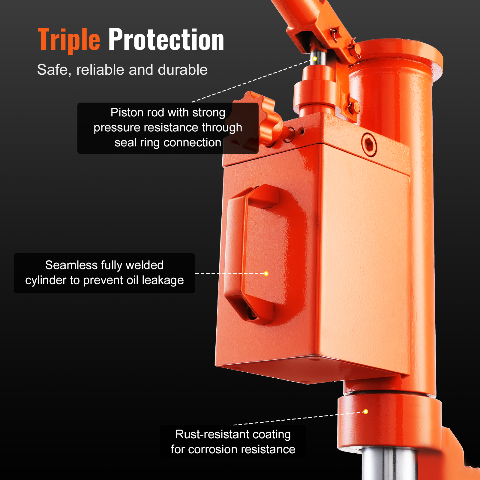 Hydraulic Machine Toe Jack Lift Capacity 2.5/5/10 Ton Toe 5/10/20 Ton ...