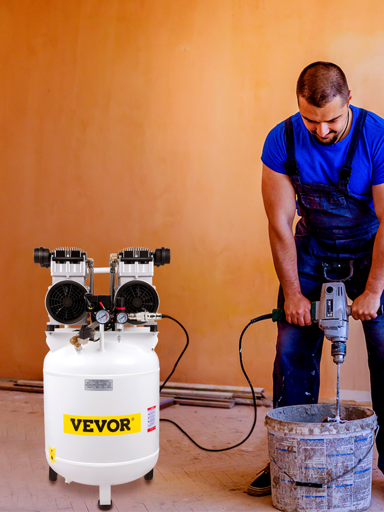 VEVOR Vevor Compresor De Aire 220v 2200w Compresor Silencioso Con ...