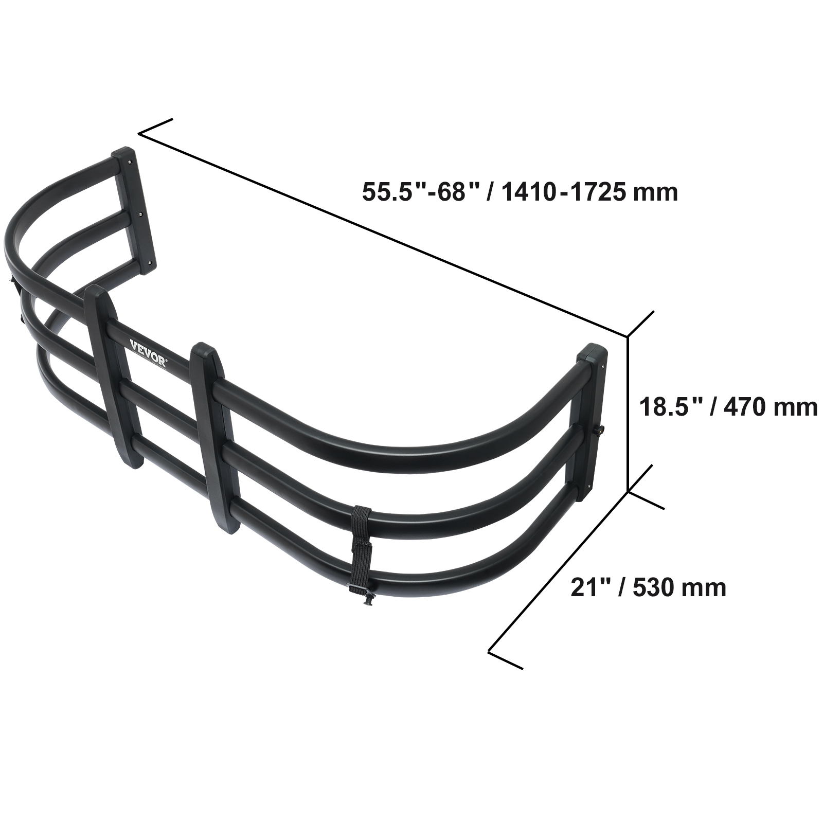 Mophorn Truck Bed Extender, Aluminum Retractable Tailgate Extender, 55. ...