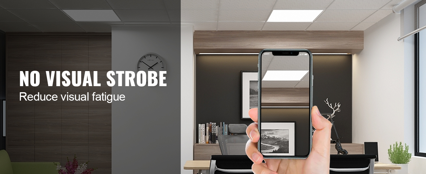 VEVOR 2 Pack 2x4FT LED Flat Panel Light, 6000LM 50W, Surface Mount LED ...