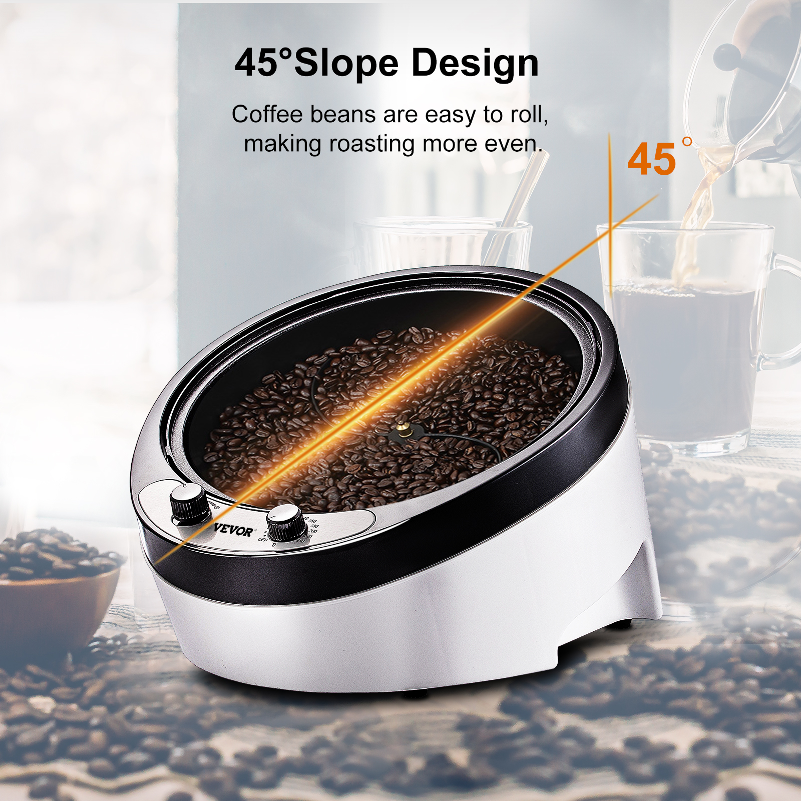 VEVOR VEVOR Electric Coffee Roaster Household Baking Machine Coffee ...