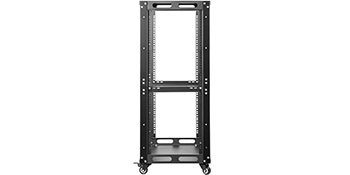 VEVOR 18U 19" Open Frame Rack, 4-Post IT Server Rack, Server/Audio ...