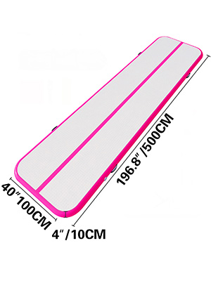 16FT Airtrack Inflatable Air Track Gymnastics Tumbling Training Mat ...