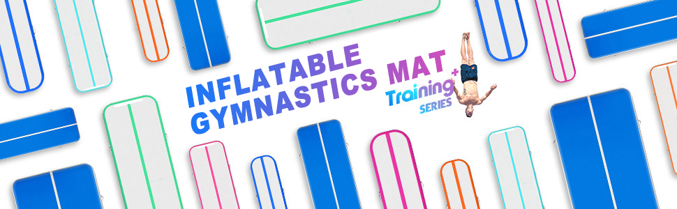 Air Track 20ft Airtrack Inflatable Tumbling Gymnastics Mat Training ...
