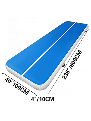 Air Track 20ft Airtrack Inflatable Floor Gymnastics Tumbling Mat ...