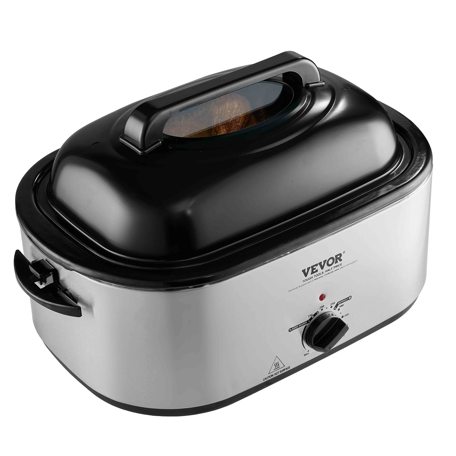 Electric Roaster Oven 18-26QT Turkey Roaster Oven w/Self-Basting Lid ...