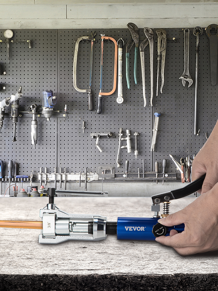 VEVOR Hydraulic Flaring Tool Kit, 45° Double Flaring Tool, Brake Repair ...
