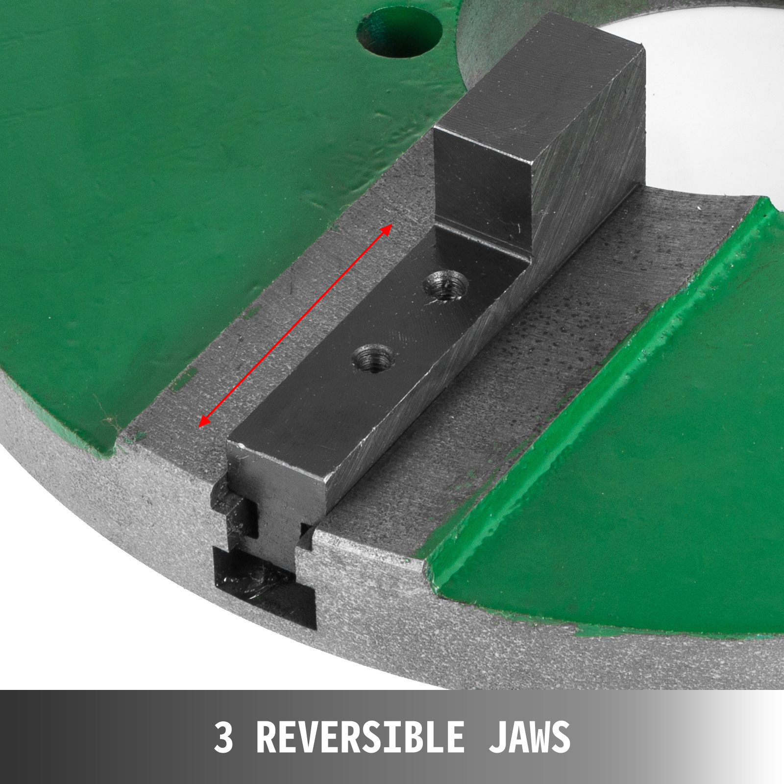 12" 3 Jaw Table Chuck Wp-300 300mm Reversible Wood Turning Welding ...