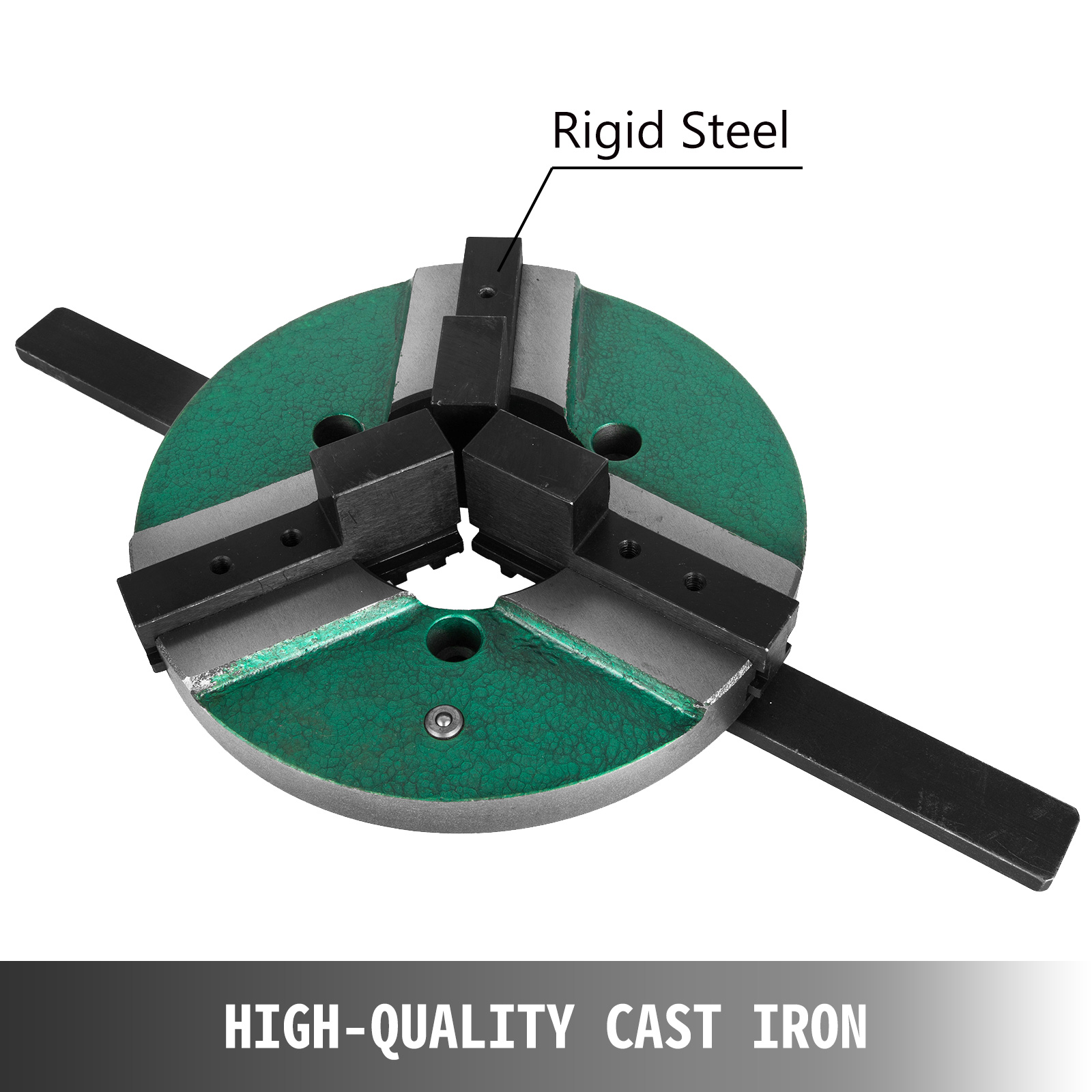 8" 3 Jaw Welding Table Chucks Semi-steel WP-200 200mm Reversible Self ...