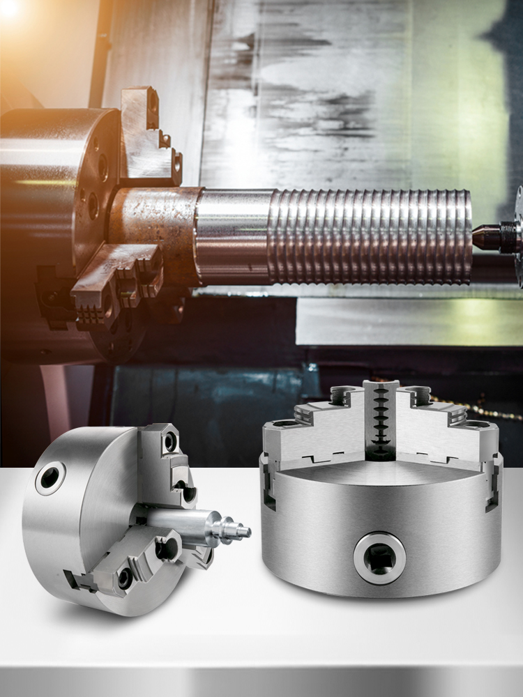 Vevor Metal Lathe Chuck 3 Jaw Lathe Chuck Jaw 6" W 1-1/2-8 Adapter Semi ...