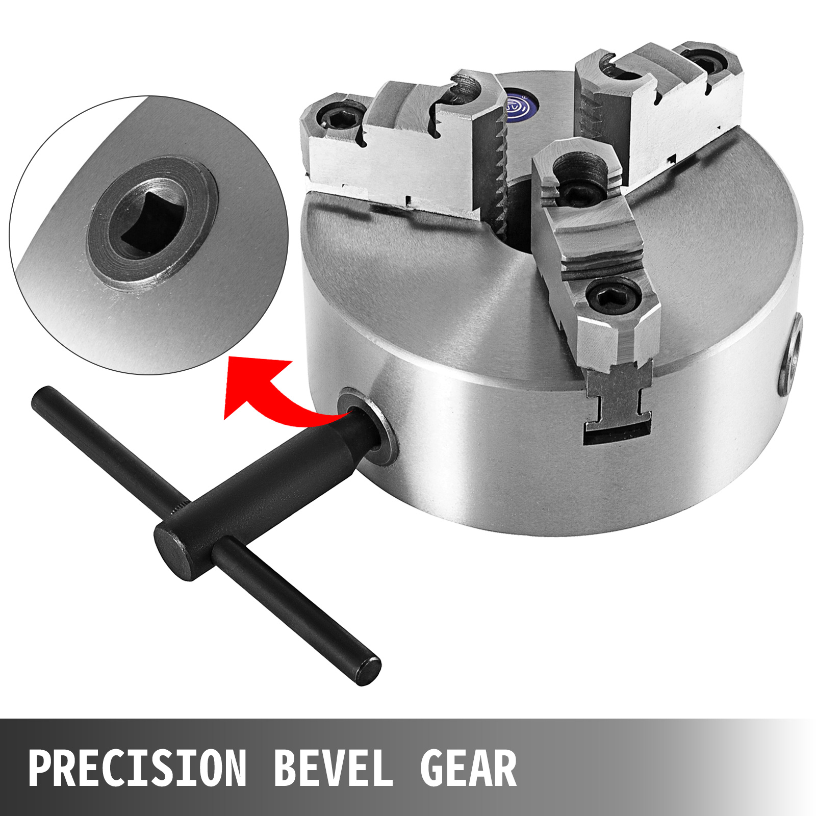 K11-320 12.5" 3 Jaw Lathe Chuck Reversible Jaw Wood Turning Cnc Lathe ...