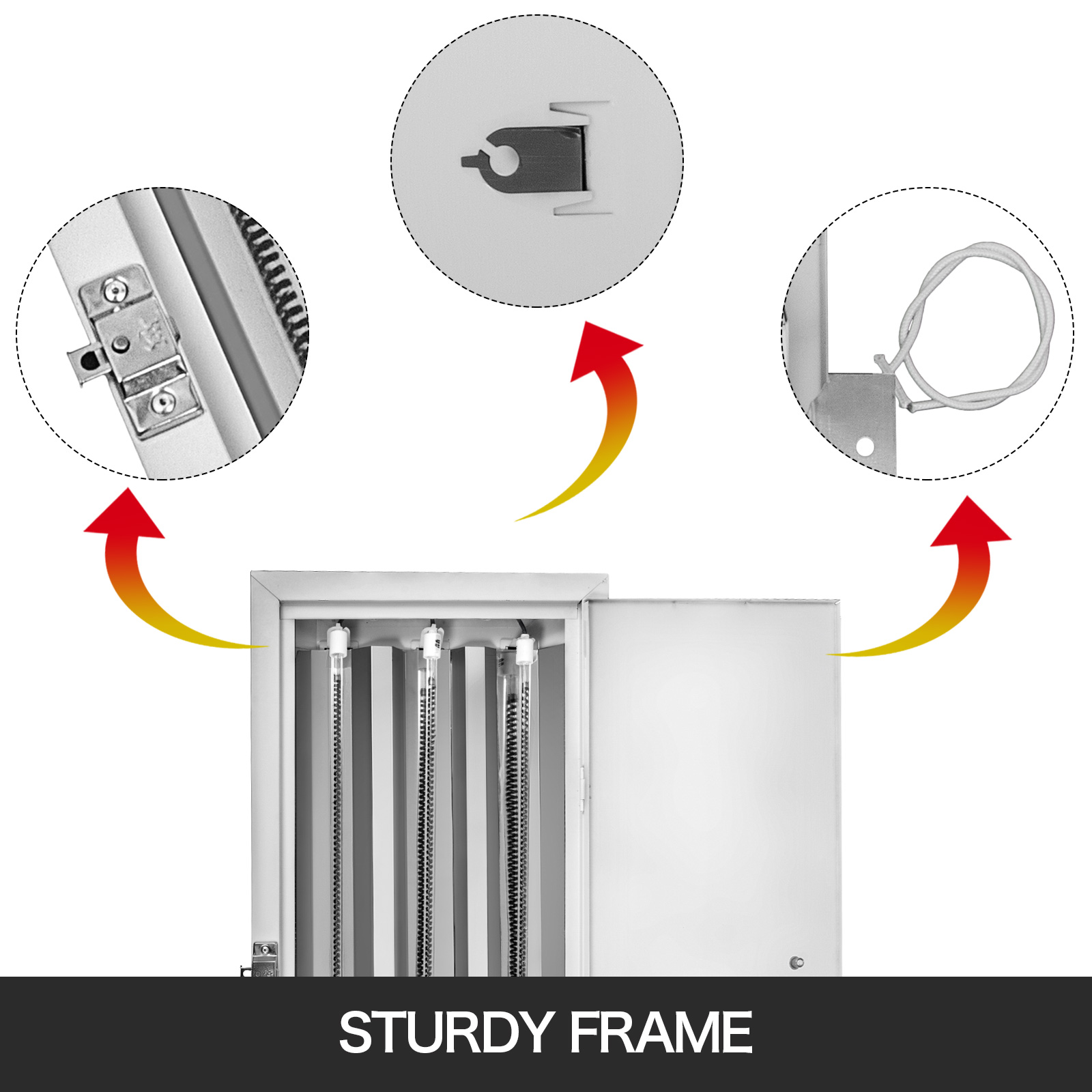 Infrared Paint Curing Lamp Baking Lamp Auto Heating Lamp 3kw 4set Spray ...