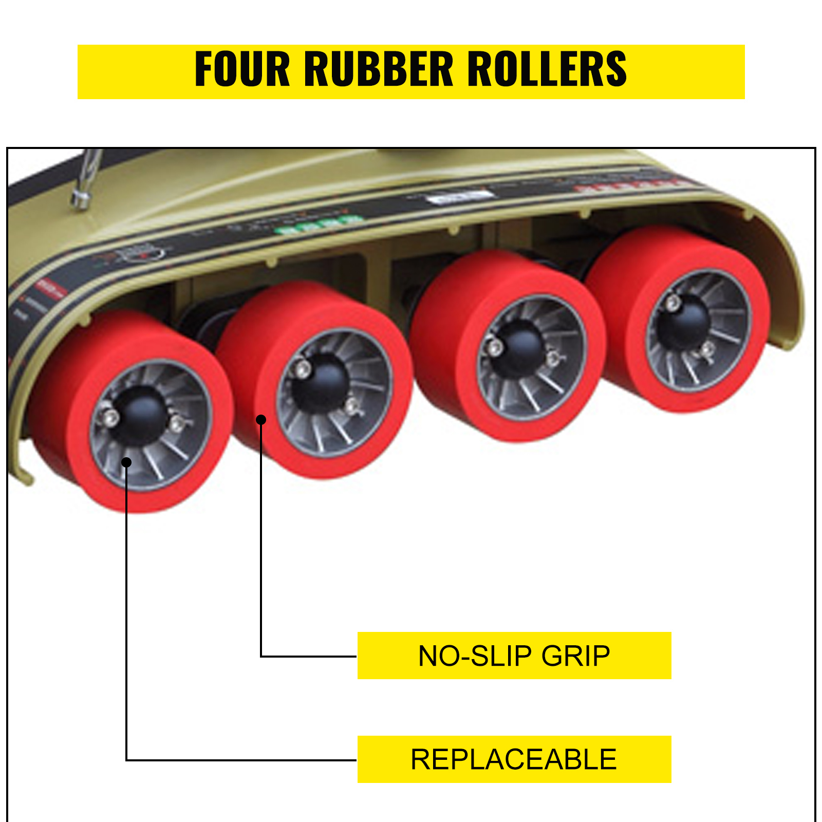 VEVOR Power Feeder, 1 HP Power Stock Feeder, Single PH Table Saw Feeder ...