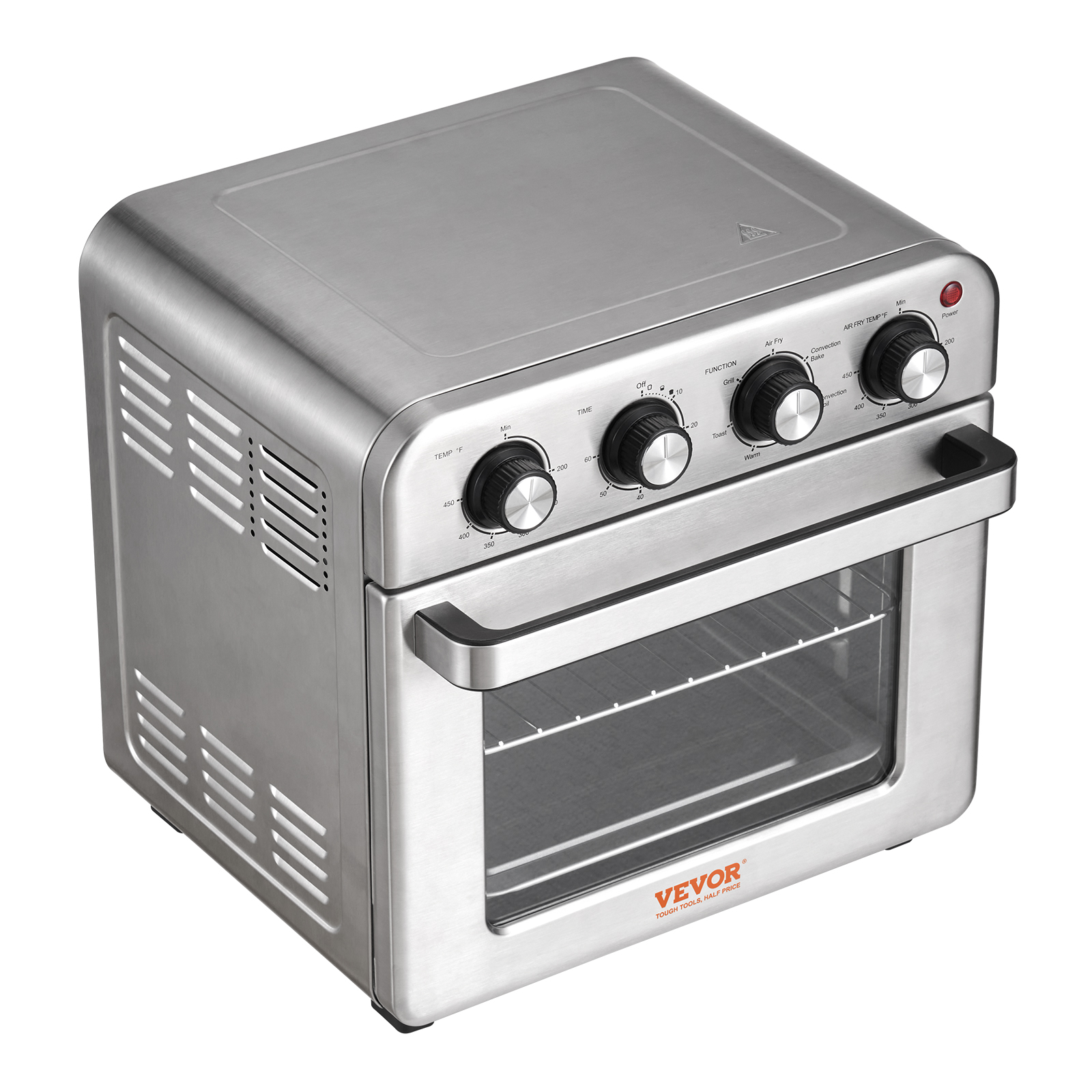 VEVOR Air Fryer Toaster Oven Stainless Steel Convection Oven Steam Oven ...