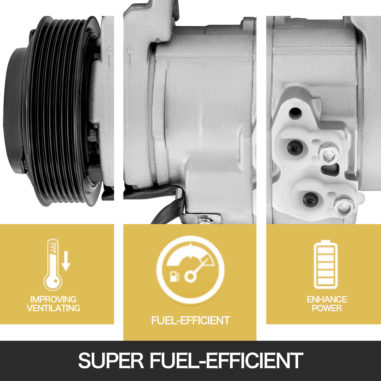 AC Compressor CO 11214C For 2004-2008 Chrysler Aspen 5.7L 2004-2008 ...