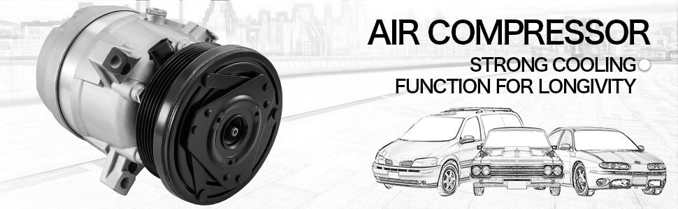 VOVER Air Compressor Fits Chevrolet Impala Lumina&Monte Carlo &Buick ...