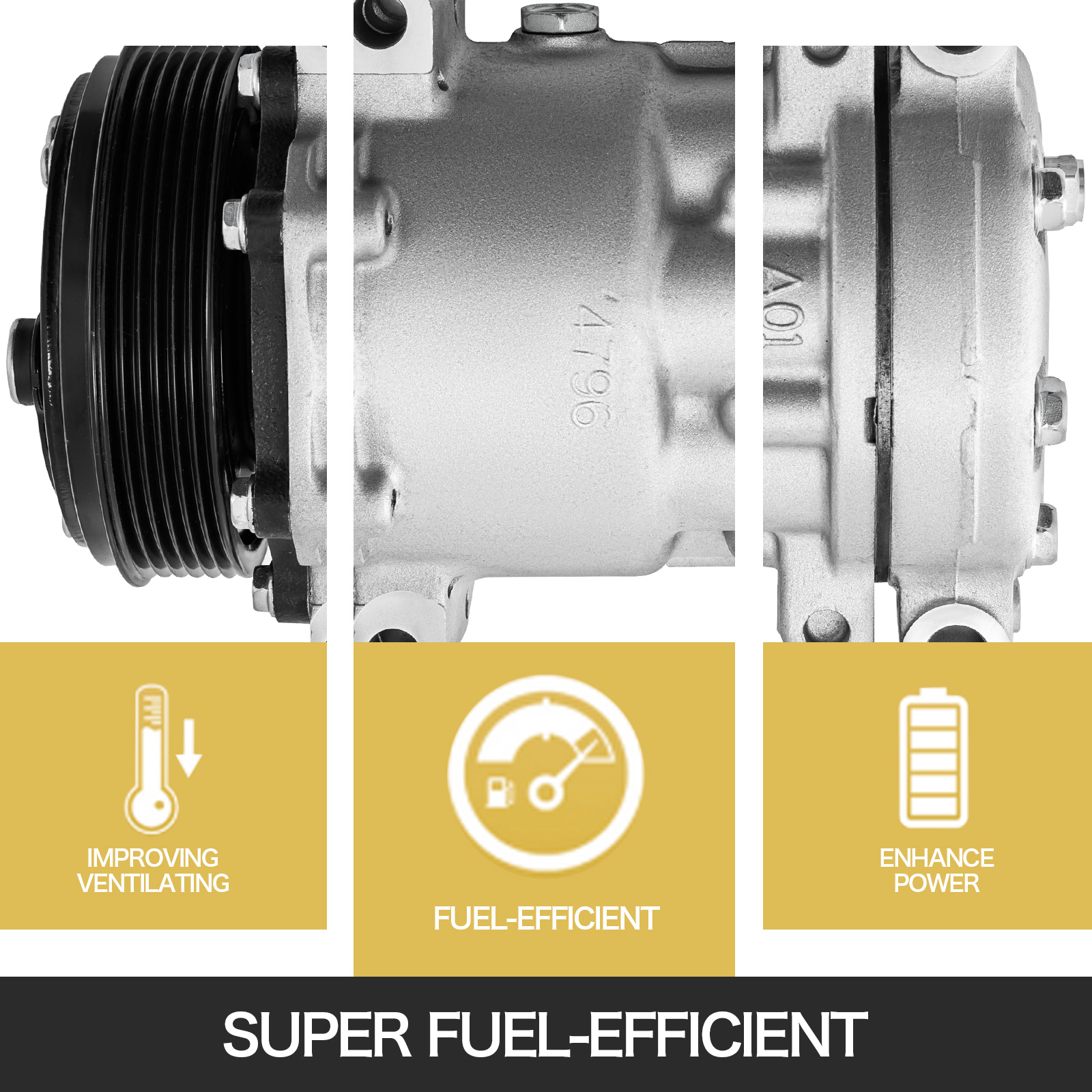 VEVOR Air Conditioner Compressor CO 4261C A/C Compressor for Blazer S10 ...