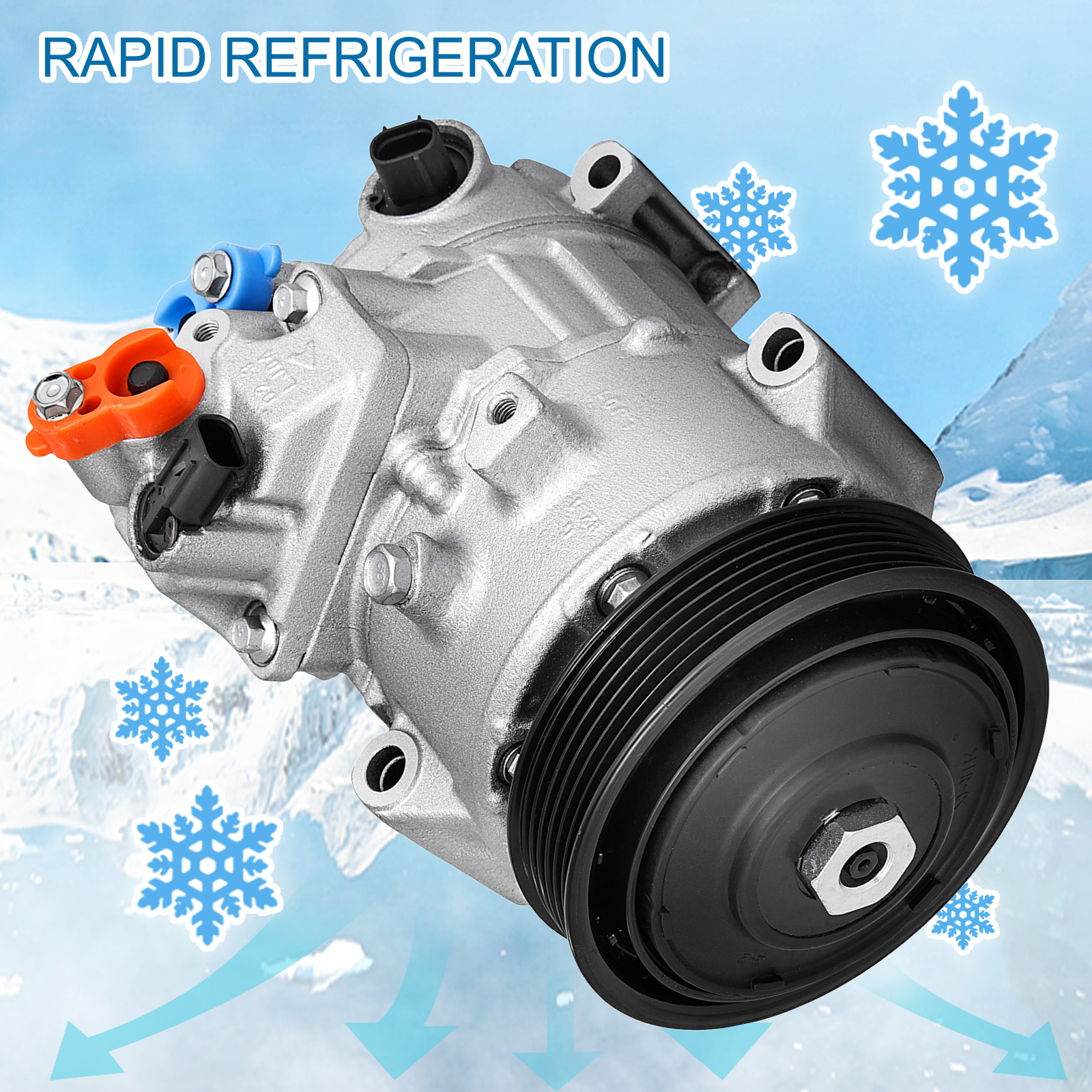 A/C Compressor CO 11303C - 883100R014 for Toyota Camry RAV4 | VEVOR US