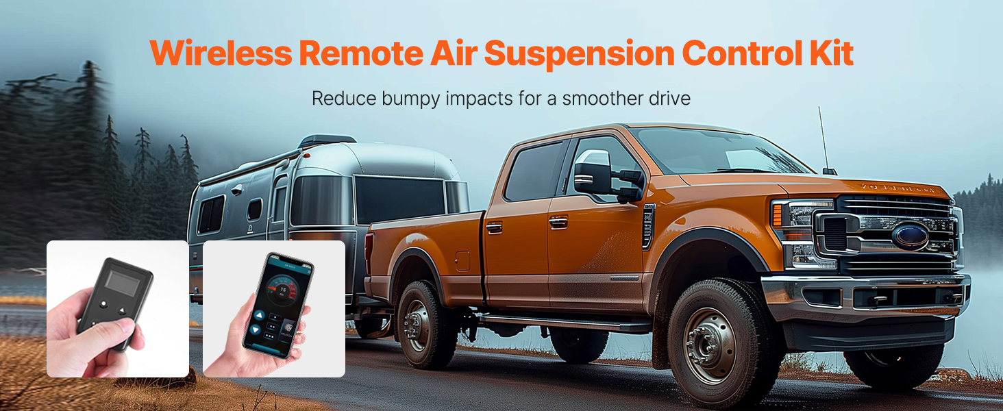 VEVOR Air Shock Controller 12V 100PSI bezdrátový palubní systém ...