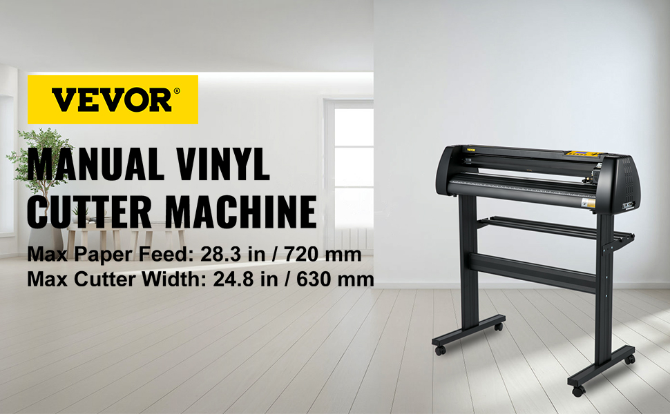 VEVOR 28in Vinyl Cutter Machine Floor Stand Vinly Plotter Tool Kit ...