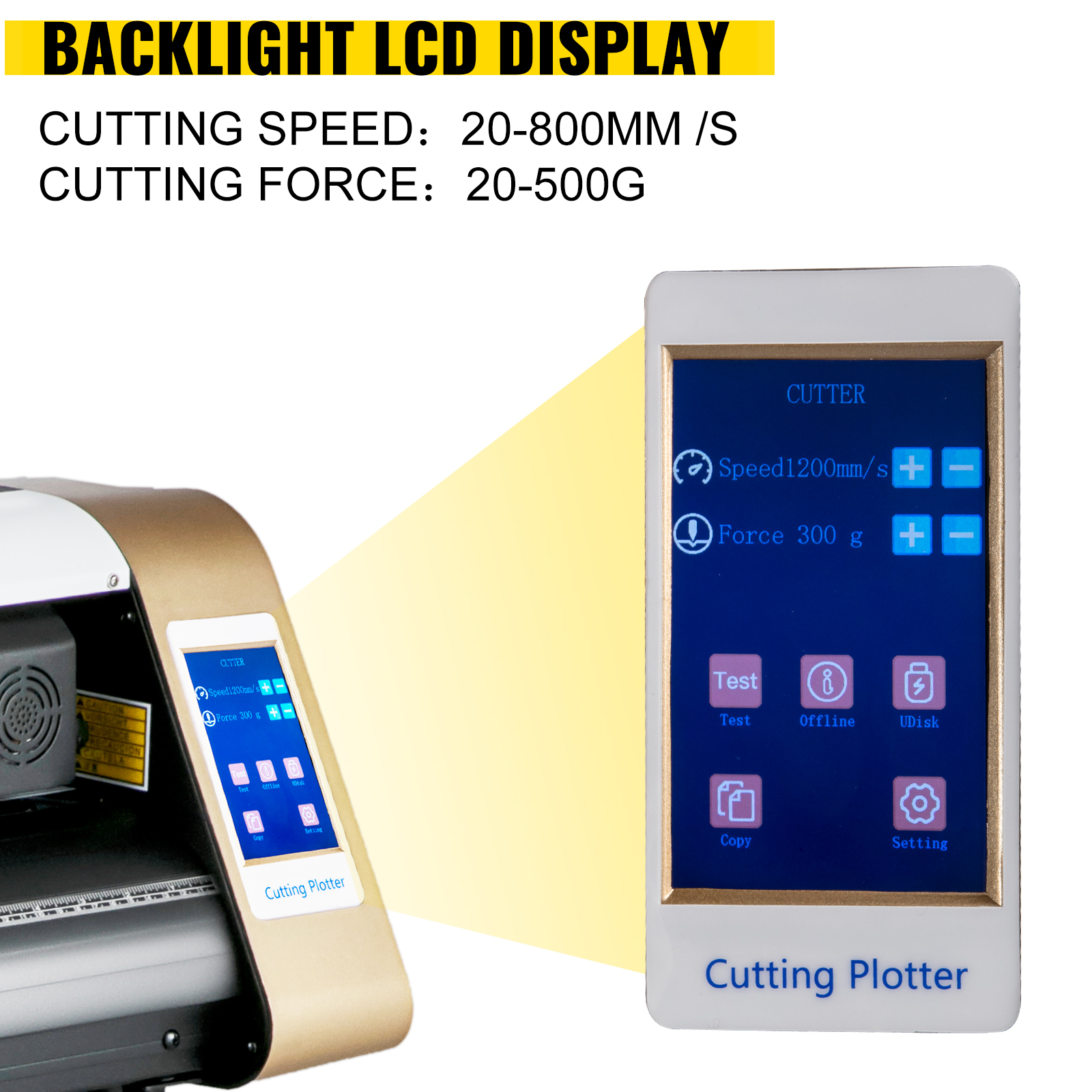 Vevor 1350 Mm Cortadora De Vinilo Plóter De Corte Software Signmaster ...