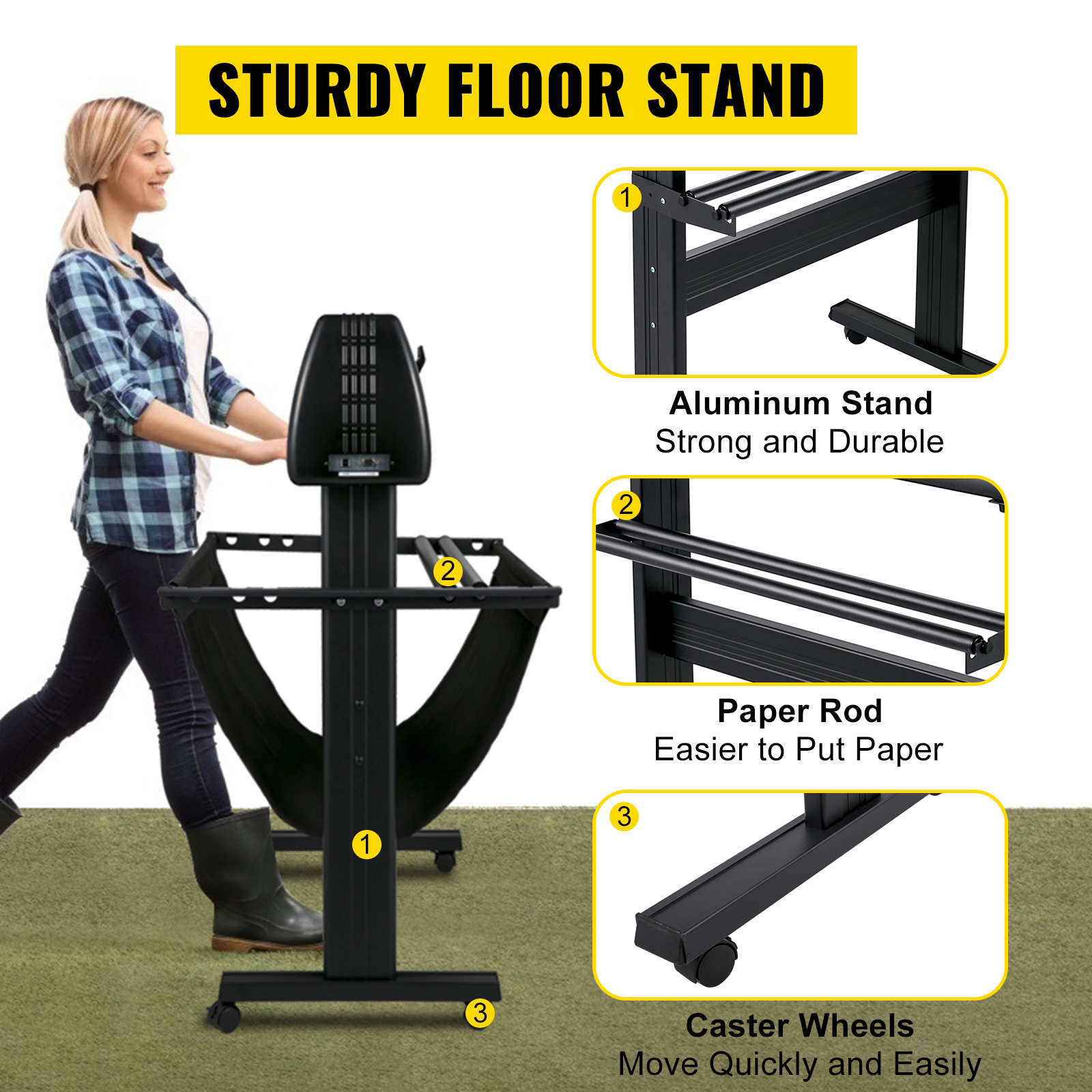 VEVOR Vinyl Cutter 34Inch Bundle, Vinyl Cutter Machine Manual Vinyl ...