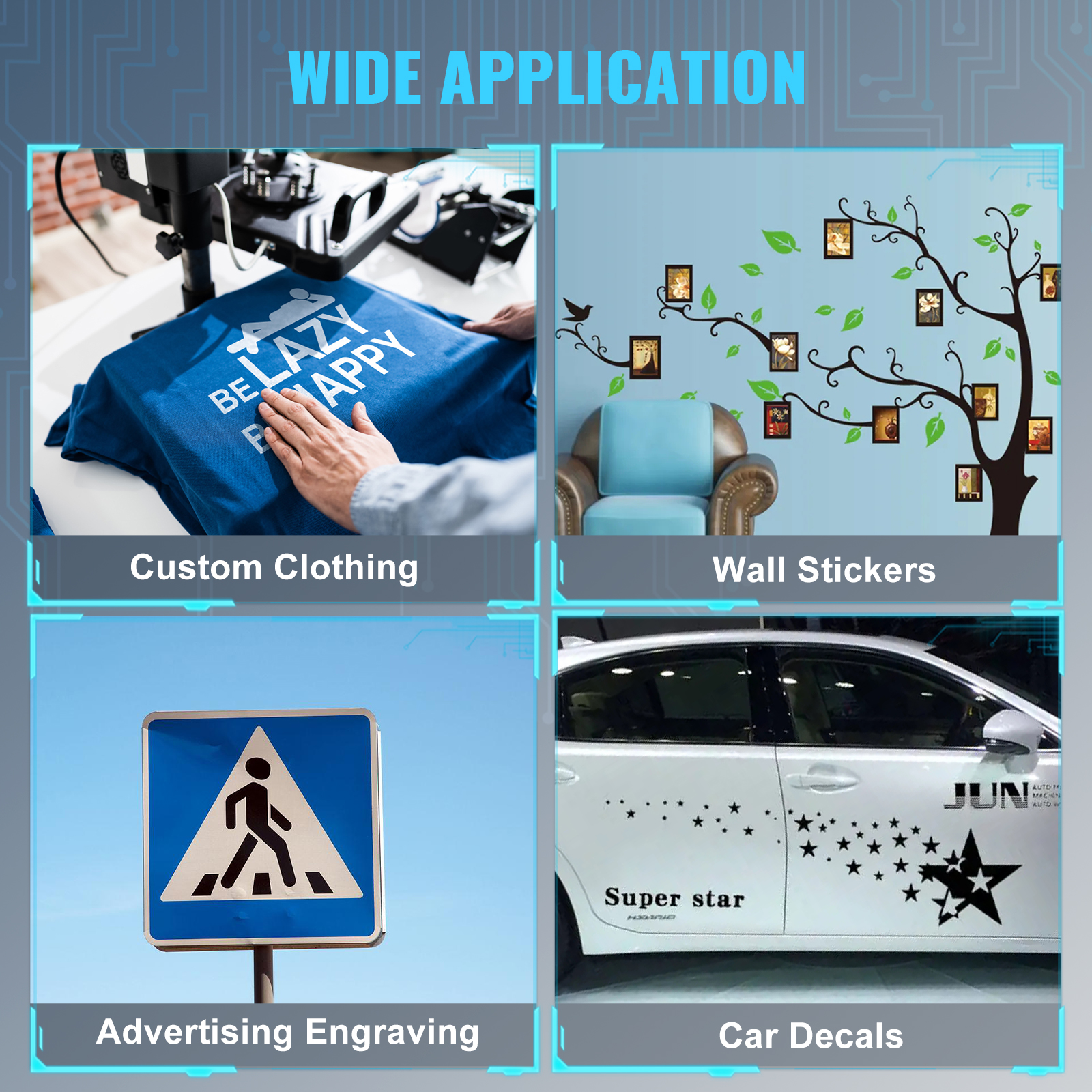 VEVOR Vinyl Cutter, 53inch Vinyl Cutter Plotter with Stand, Adjustable ...