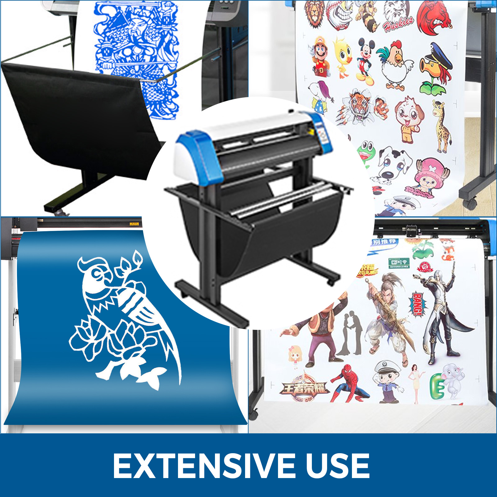 VEVOR Vinyl Cutter 34Inch Vinyl Cutter Machine 870mm Vinyl Printer ...