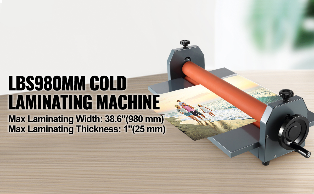 Mophorn 39" 1000MM Manual Cold Roll Laminator Vinyl Photo Film Mounting ...