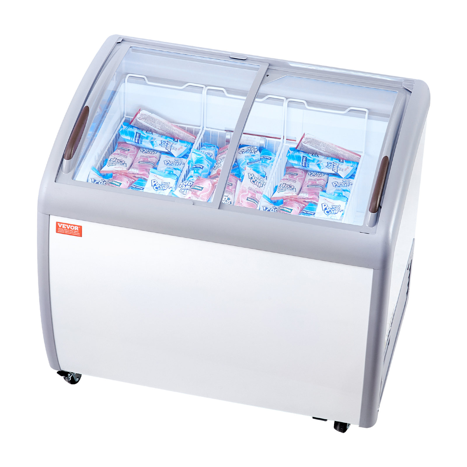 Ice Cream Display Case 5.4/5.6/9.3/12.8/13.1/16.3/20 Cu.ft Freezer ...
