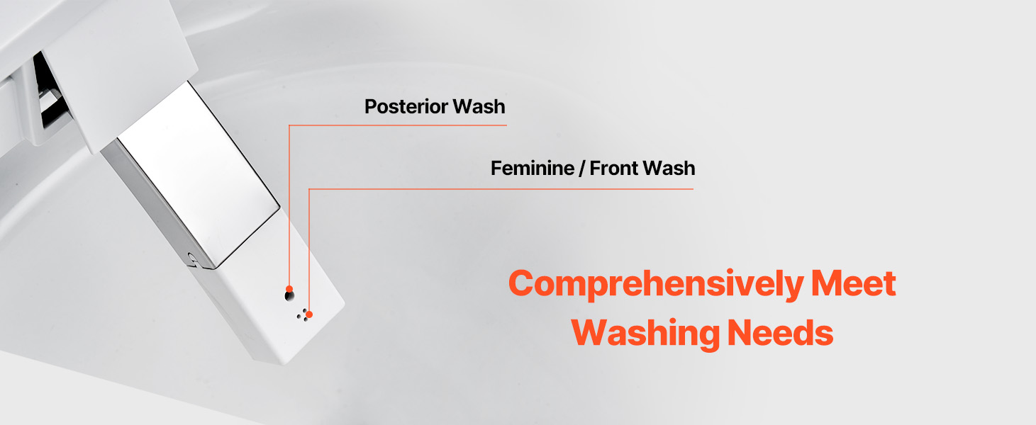Elongated Smart Toilet Auto Freshening Toilet with Heated Toilet Seat ...