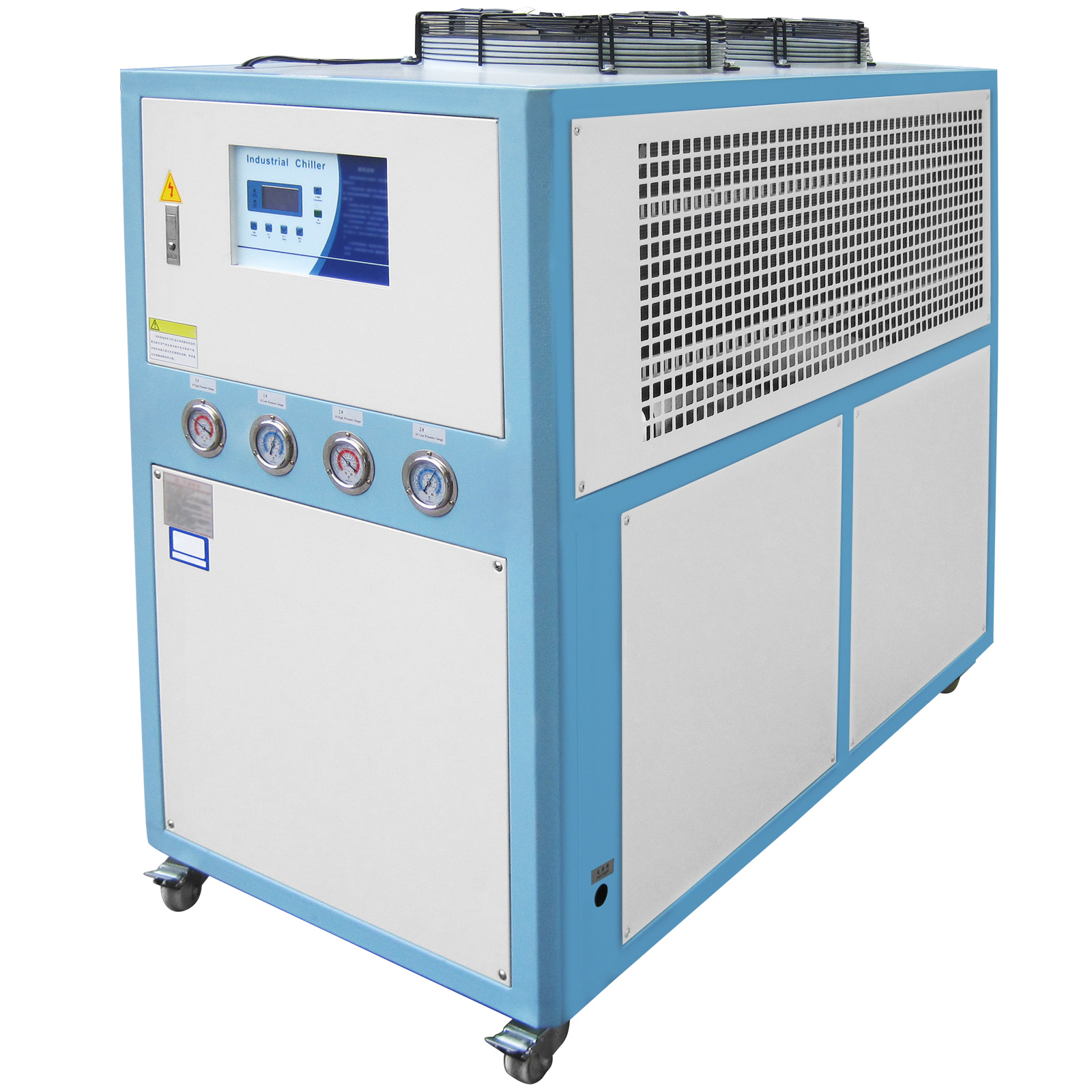 VEVOR 10 Tons Air-cooled Industrial Chiller 10HP Compressor Finned ...
