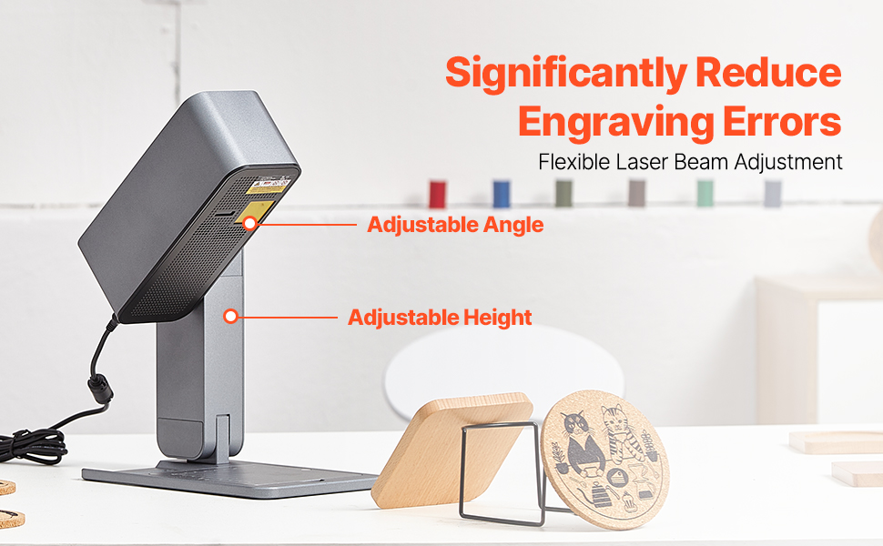 VEVOR Portable Laser Engraver 600 mm/s 5W High Speed Handheld Engraving ...