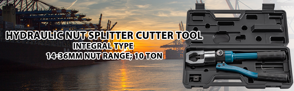Hydraulic Nut Splitter Nut Cutter Tool 14-36mm Range Nut Integral Nut ...