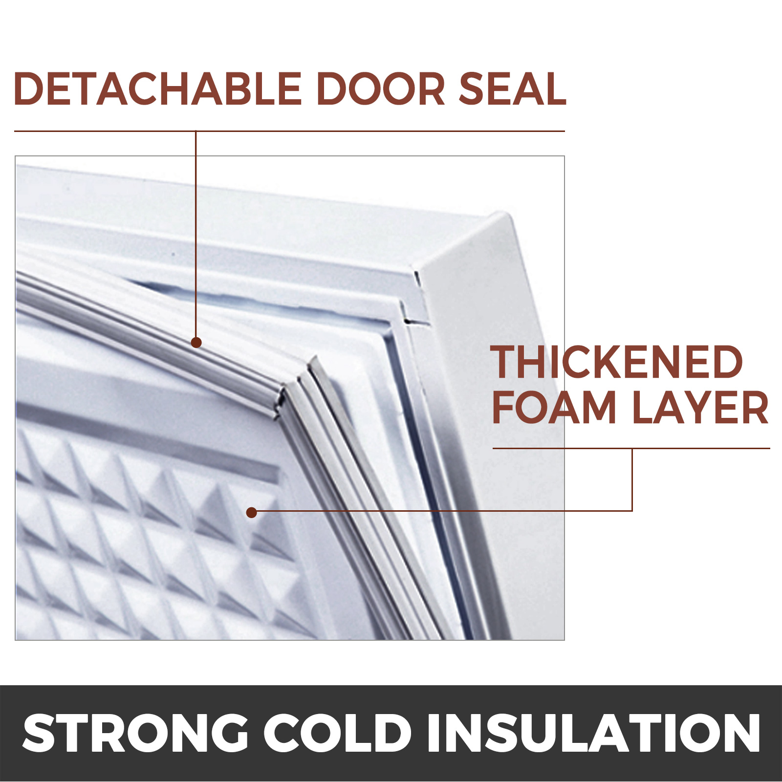 VEVOR Chest Freezer, 182 Quart Commercial RV Deep Freezer, 6.1 cu.ft ...