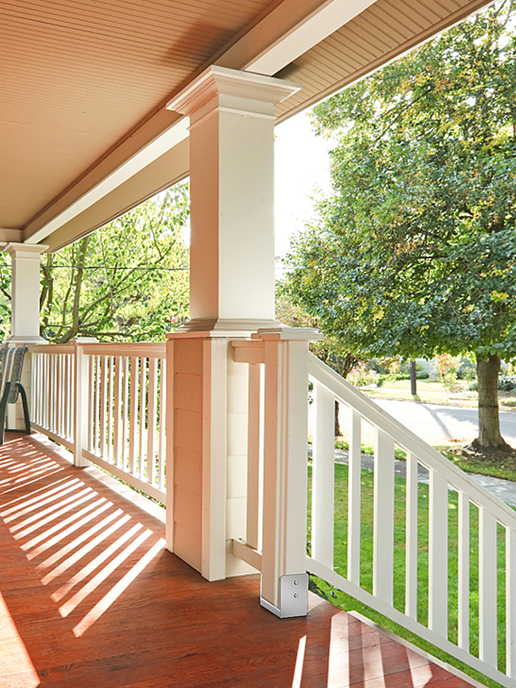 VEVOR Standoff Post Base 4 x 4"(Inner Size:3.74 x 3.15") 12 PCS ...