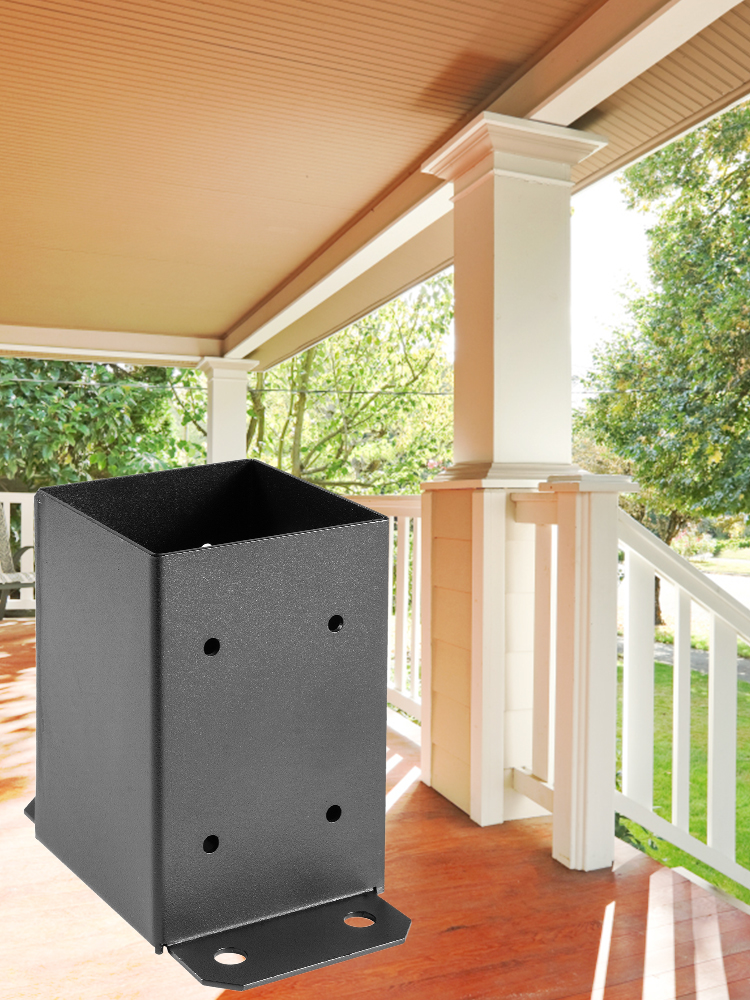 VEVOR Post Base, 4 x 4 inch (Inner Size 3.6 x 3.6 inch) 10PCS Wood ...