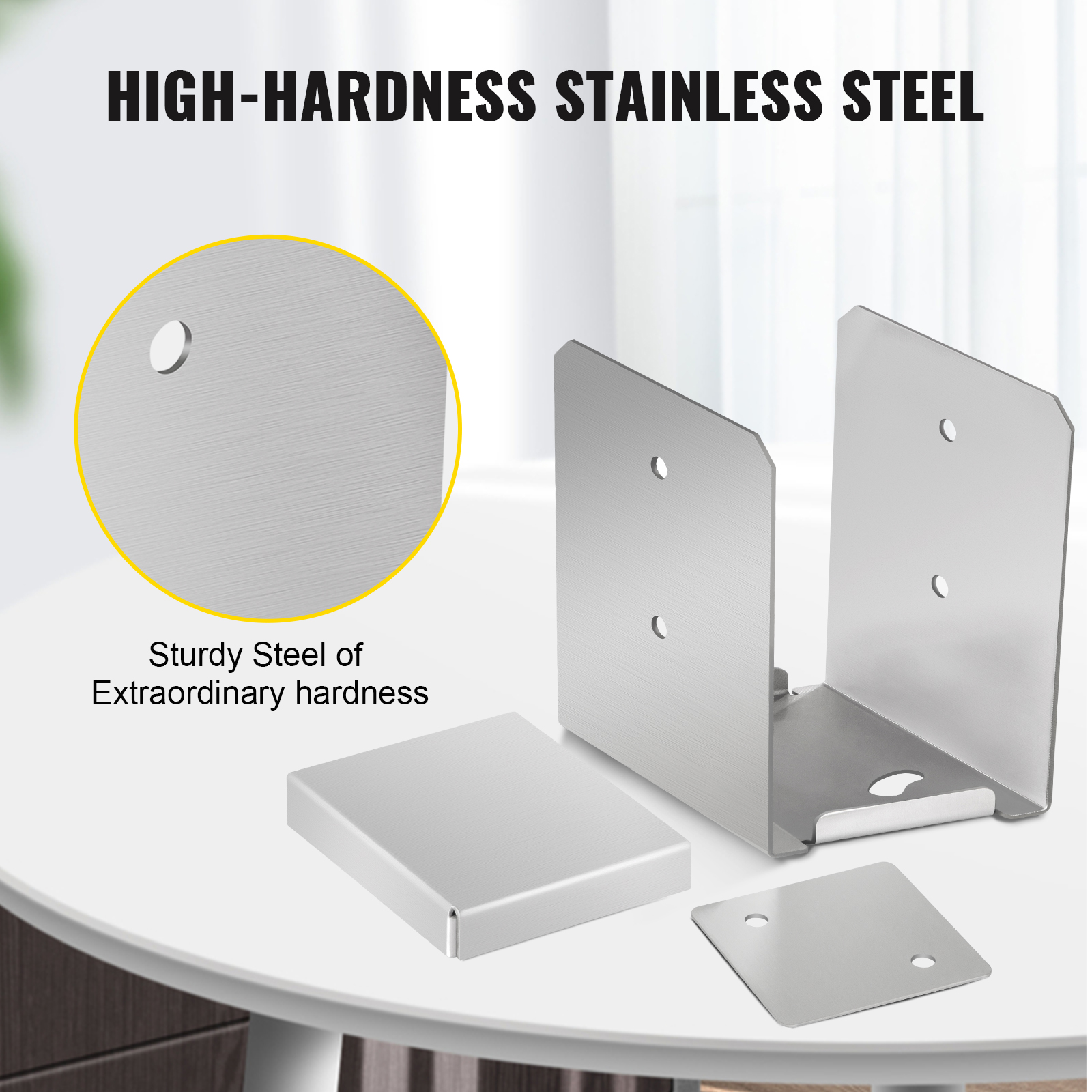 Vevor Standoff Post Base Adjustable Post Base 6x6" Adjustable Post ...