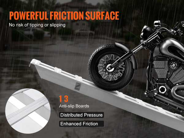 VEVOR 72" x 15" Aluminum Ramps 6000 LBS Capacity Loading Ramps 2PCS ...