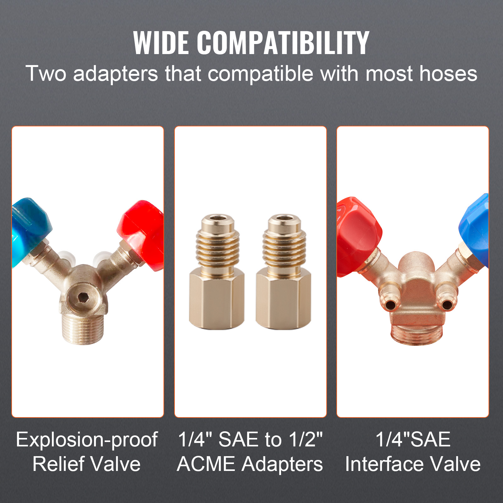 VEVOR Refrigerant Recovery Tank, 50 LBS Capacity, 400 psi Portable ...