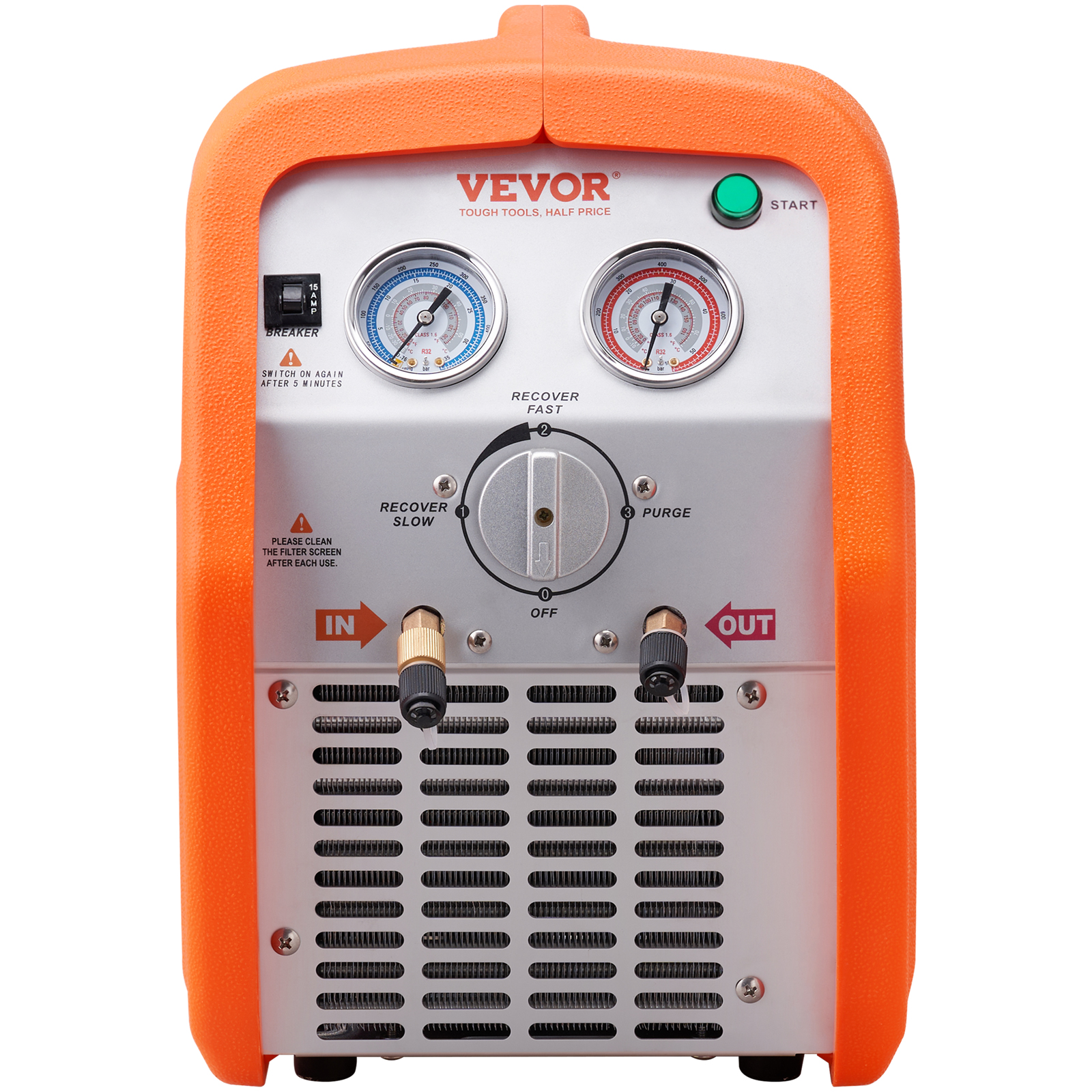 Uimoso Refrigerant Recovery Reclaim 30/50lb Tank 3/4/1HP Recovery ...