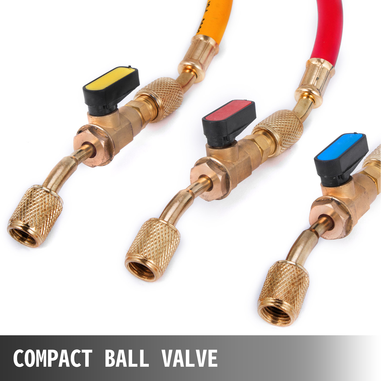 29985 60" 3 pak compact ball valve plus II™ 1/4" hose | VEVOR US