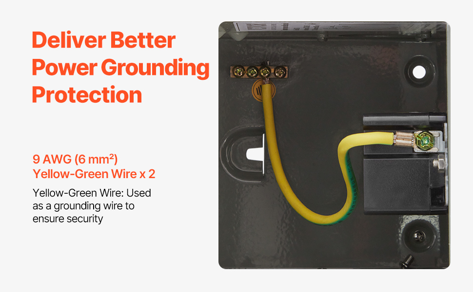 VEVOR Outdoor Electrical Outlet Box 20 AMP GFCI Receptacles Power ...