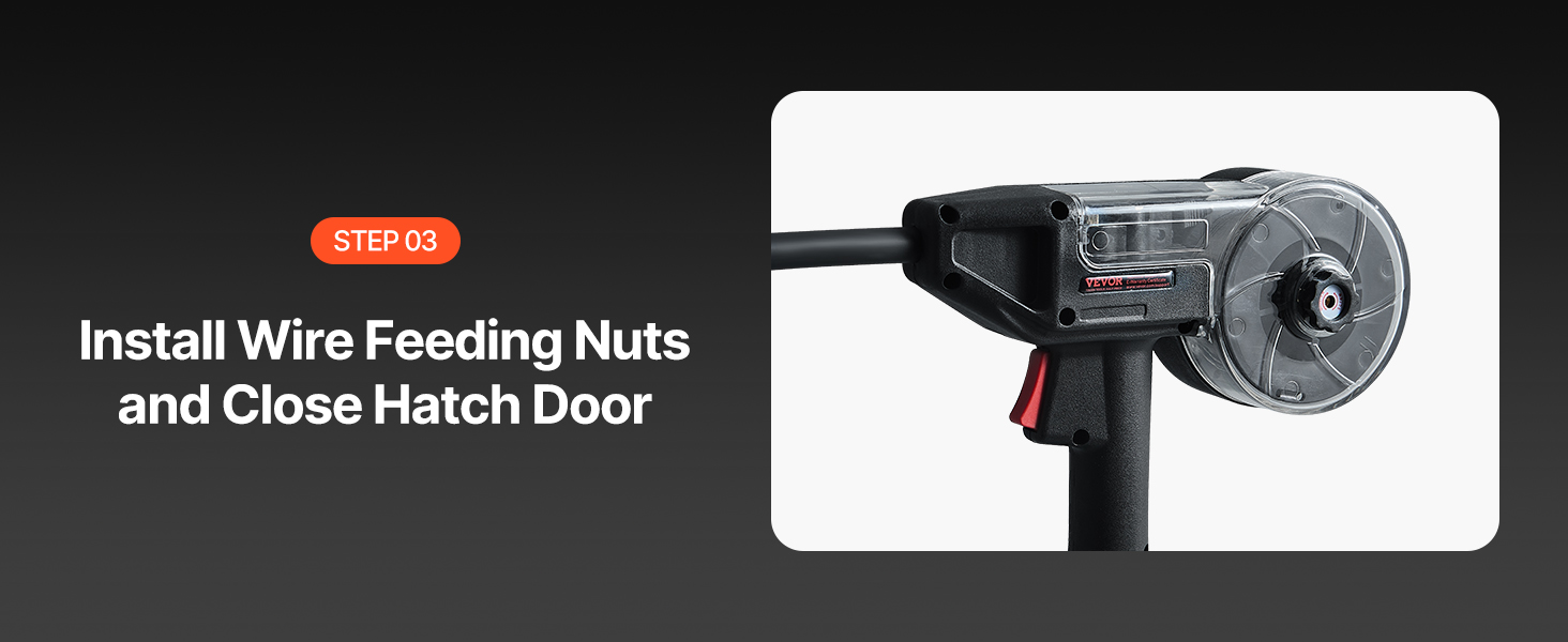 VEVOR 200Amp Spool Gun with 10FT Cable Suitable for 0.030" 0.035 ...