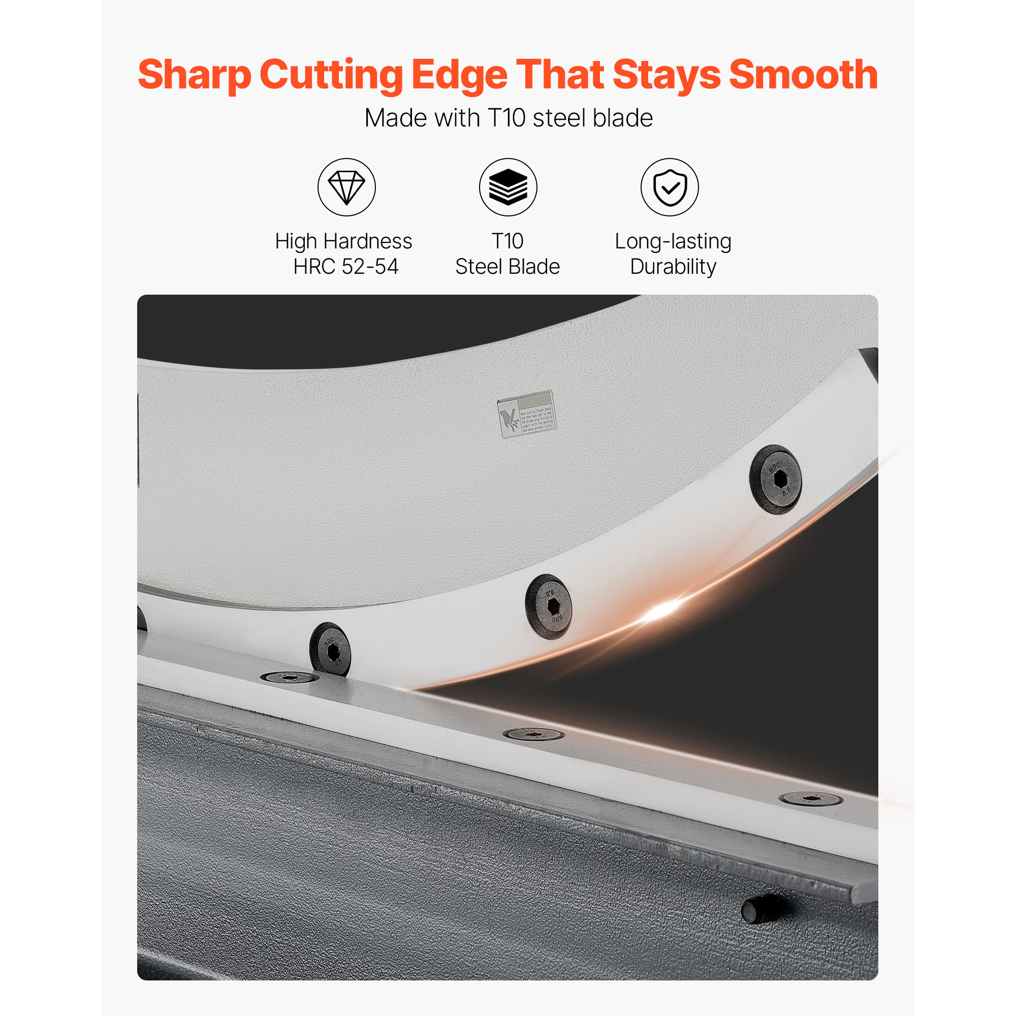 Mophorn Manual Guillotine Shear, 500 mm Bed Width Bench Cutter, Hand ...