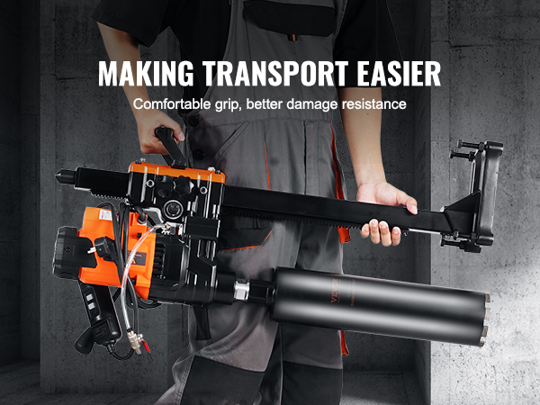 VEVOR Core Drill Machine 0.8-9.8in Dia 3200W Diamond Core Drill Rig ...