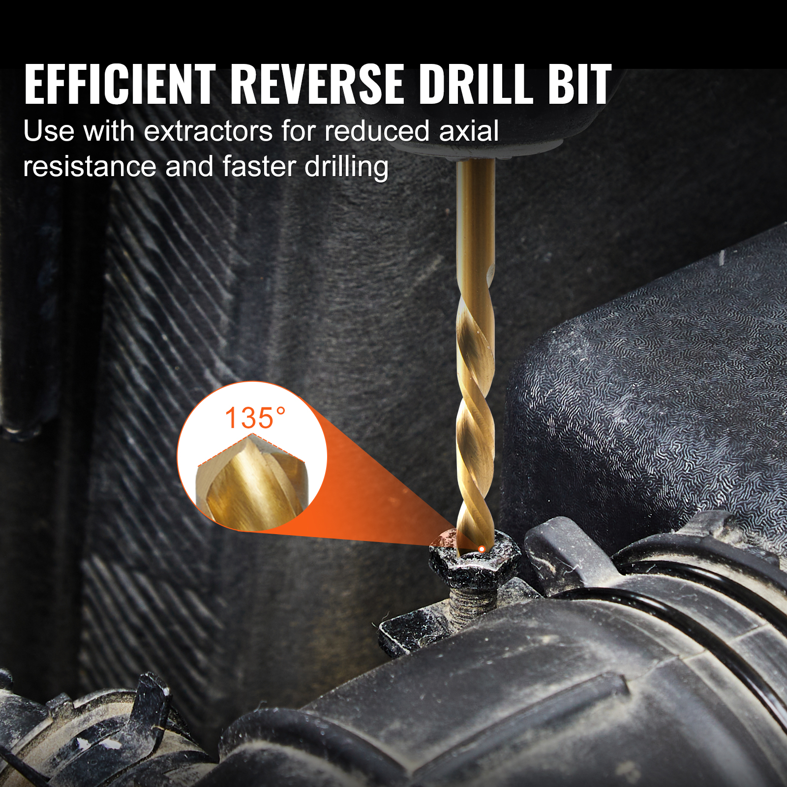 Bolt Extractor Screw Extractor Set with Drill Bit Set 48/35/29pc with ...