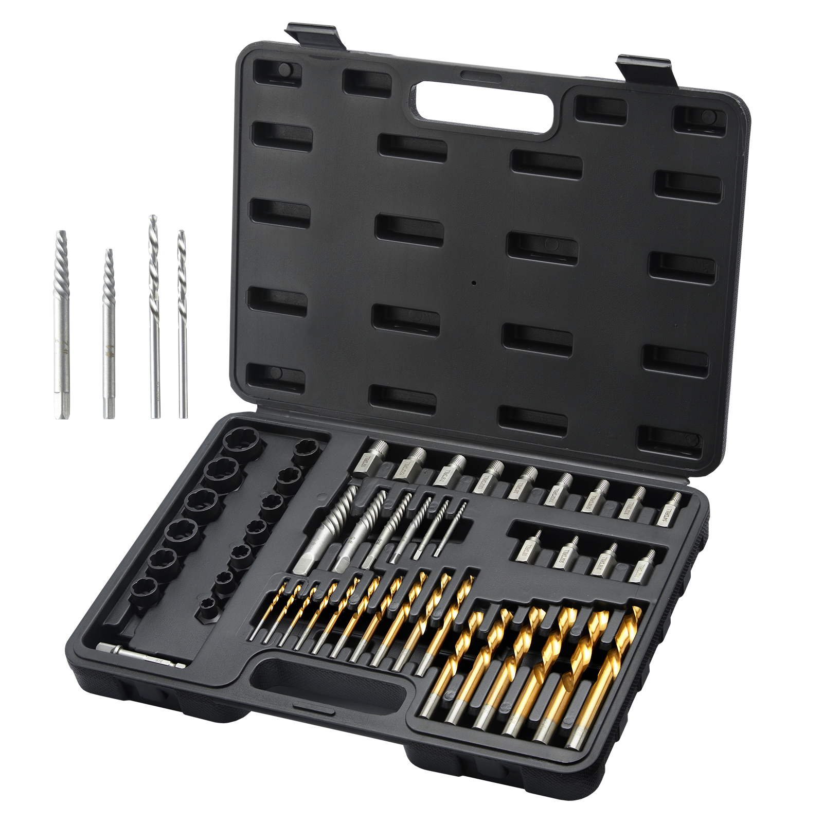Bolt Extractor Screw Extractor Set with Drill Bit Set 48/35/29pc with ...