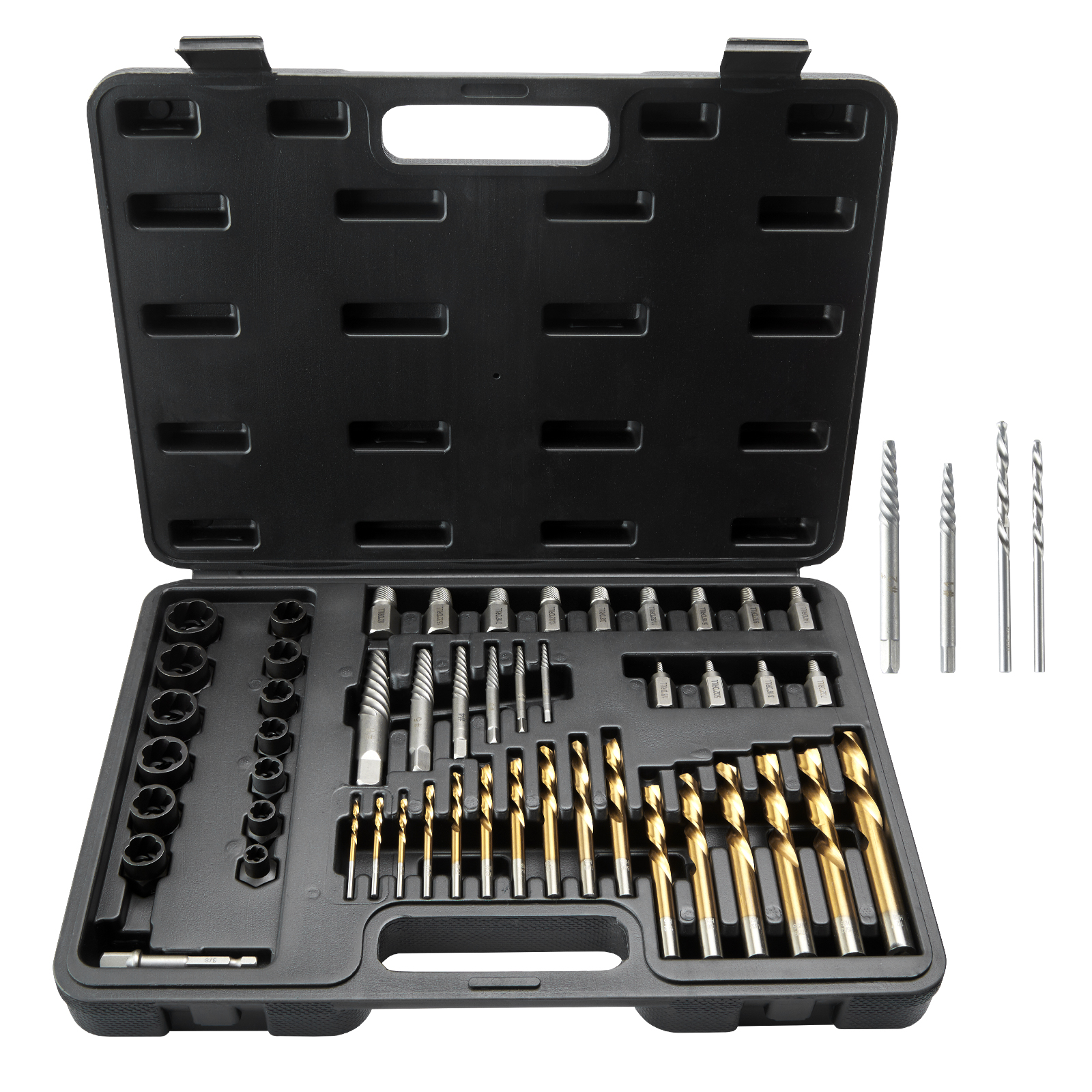 Bolt Extractor Screw Extractor Set with Drill Bit Set 48/35/29pc with ...